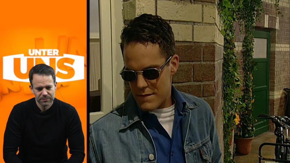 Unter uns: Ben Ruedinger sieht zum ersten Mal seine allererste Szene ...