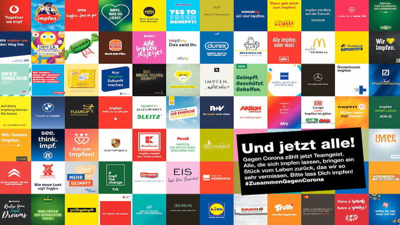 150 Unternehmen starten gemeinsame Impfkampagne: Erkennen Sie die Werbe ...