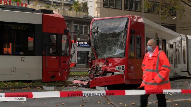 Straßenbahn Unfall