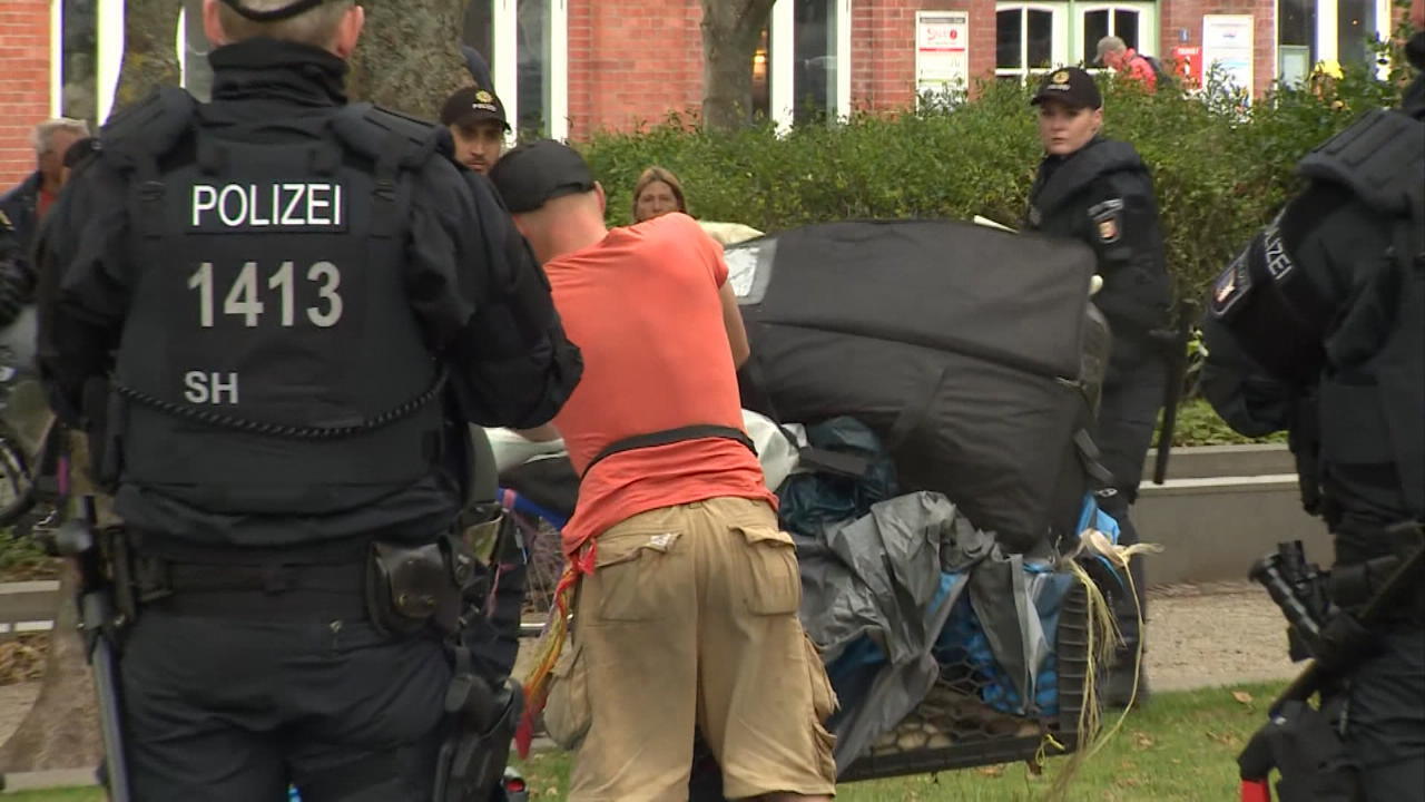 Punks räumen Camp auf Sylt: Dafür musste die Polizei anrücken