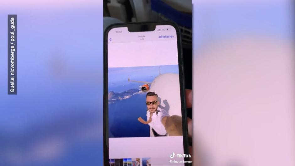 AirDrop-Attacke im Flugzeug: "Pilot" verschickt Scherz-Selfie an Passagiere