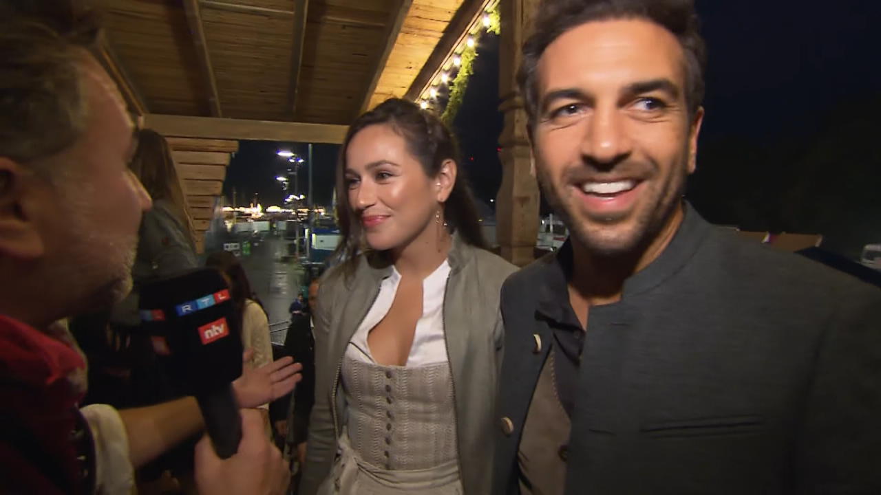 Elyas M Barek Stellt Seine Ehefrau Jessica Riso Auf Dem Oktoberfest Vor Elyas M Barek Stellt Seine Ehefrau Jessica Riso Auf Dem Oktoberfest Vor