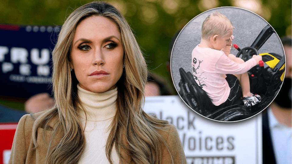 Lara Trump lässt Kind im strömenden Regen spielen und spaltet das Netz