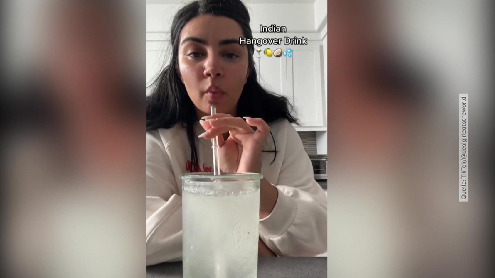 Nur vier Zutaten! Dieser Anti-Kater-Drink wird auf TikTok zum Hit