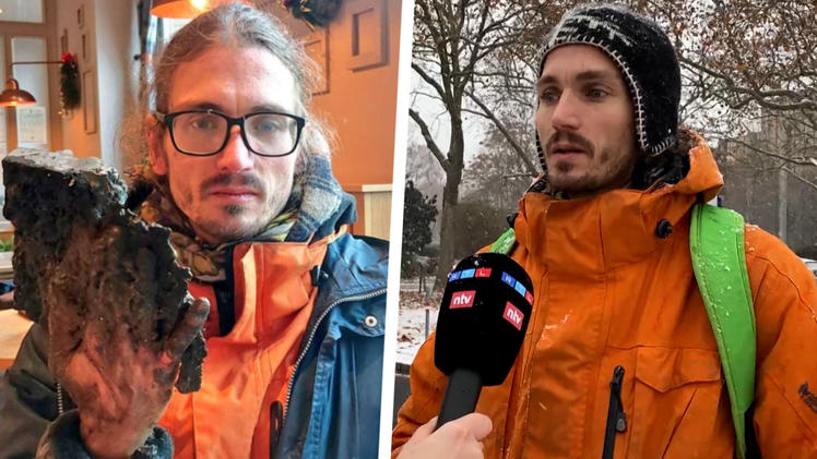 "Letzte Generation": Klima-Kleber von Straße weggeflext - Aktivist ...