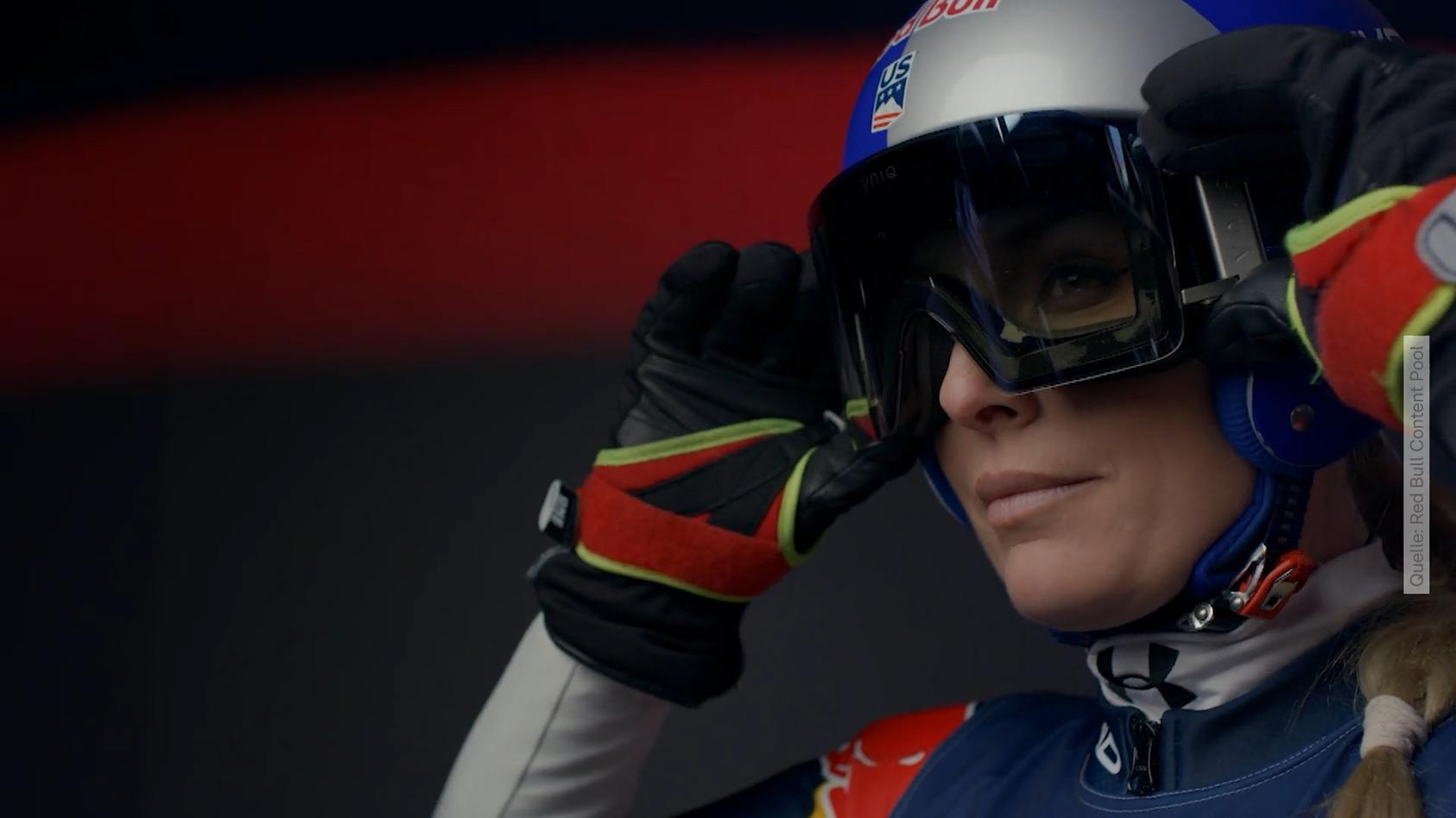 Erste Frau überhaupt: Lindsey Vonn donnert die legendäre Streif in ...