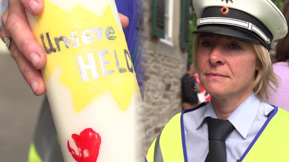 Hochhaus-Anschlag in Ratingen: Leon (10) rührt Polizistin mit Geschenk ...