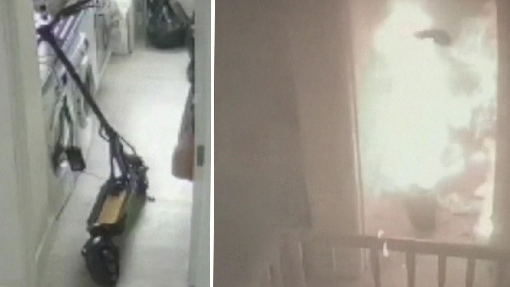 E-Scooter-Explosion in Wohnung! Bewohner: "Ich bin so dankbar, am Leben ...