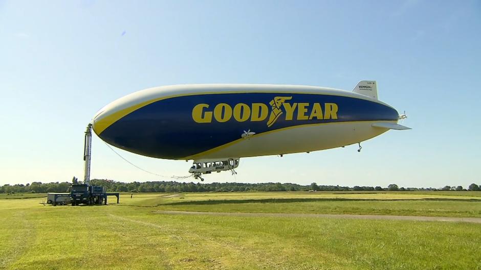 Neue Attraktion: Stippvisite vom Zeppelin in Mülheim an der Ruhr