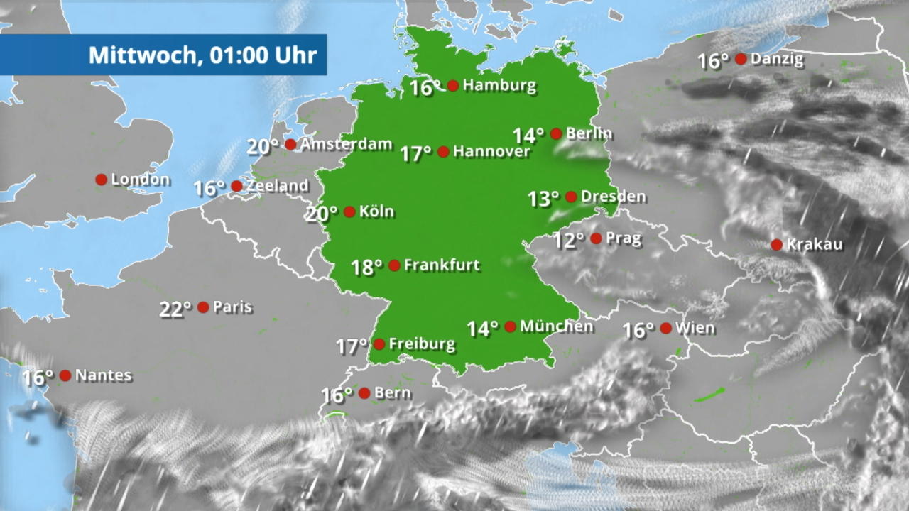 Starkregen, Hagel, Gewitter: Weitere Unwetter in Teilen Deutschlands ...
