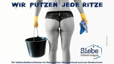 Po-Plakat provoziert: „Wir putzen jede Ritze“