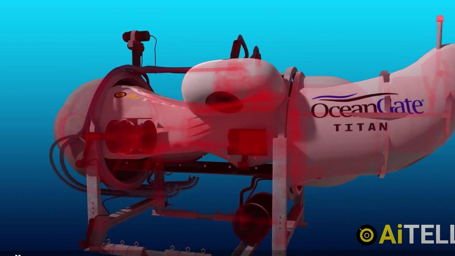 Titanic-U-Boot Titan: Neue Animation zeigt - so könnte das Tauchboot implodiert sein