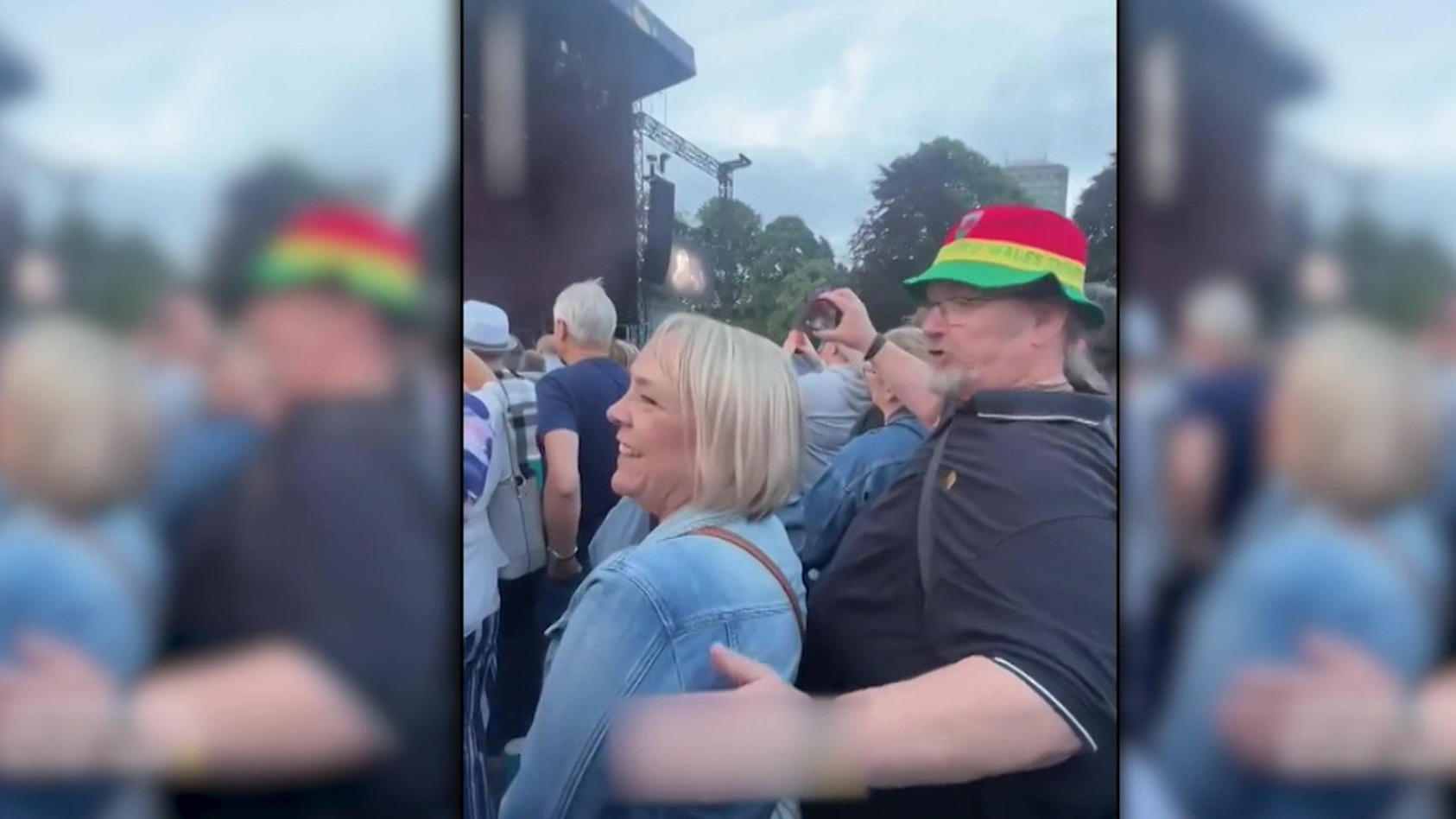 Peinliche Konzertpanne: Ehemann hält Fremde im Publikum für seine Frau