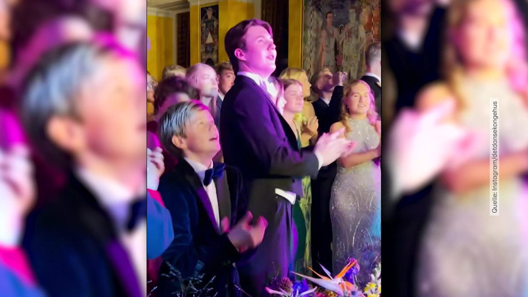 Im Video: Prinz Christian feiert 18. Geburtstag mit ausgelassener Party im Palast