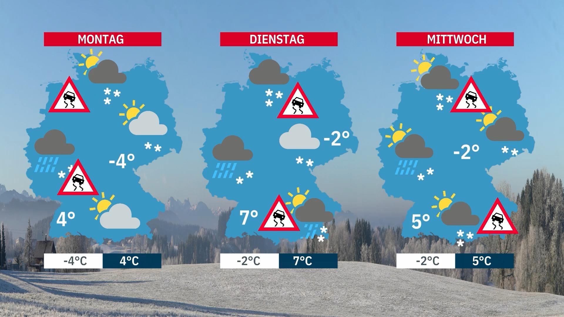 Deutschland wird zum Glatteisland: Chaos und Unfälle durch Eisglätte auf unseren Straßen