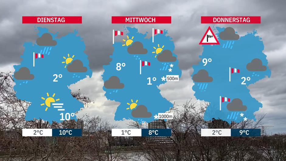 Sturm und Orkan vor Weihnachten: richtig nasse & eklige Woche mit ...