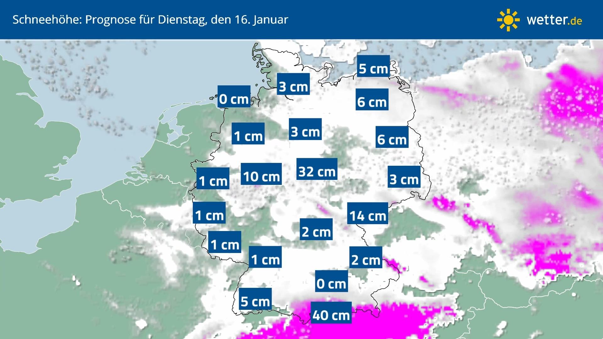 Orkan trifft Europa mit Böen bis 200 km/h - Kaltfront über Deutschland mit Sturm, Gewittern, Schnee