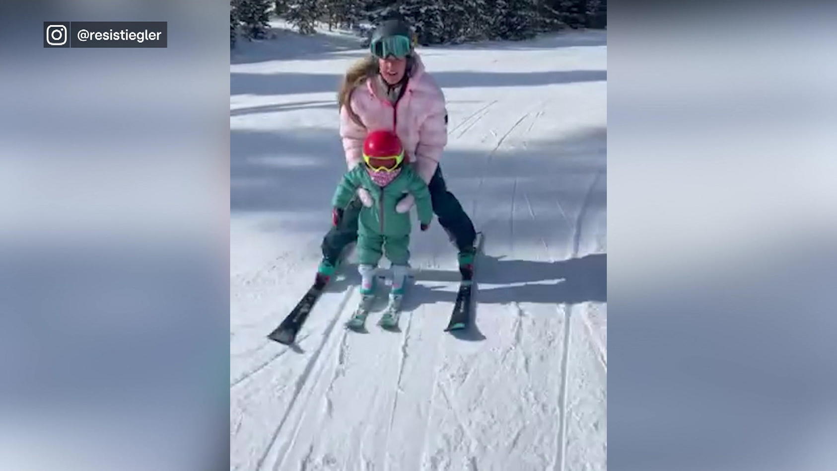 Resi Stiegler und David Ketterer: Zweijährige Tochter von Ski-Traumpaar ...