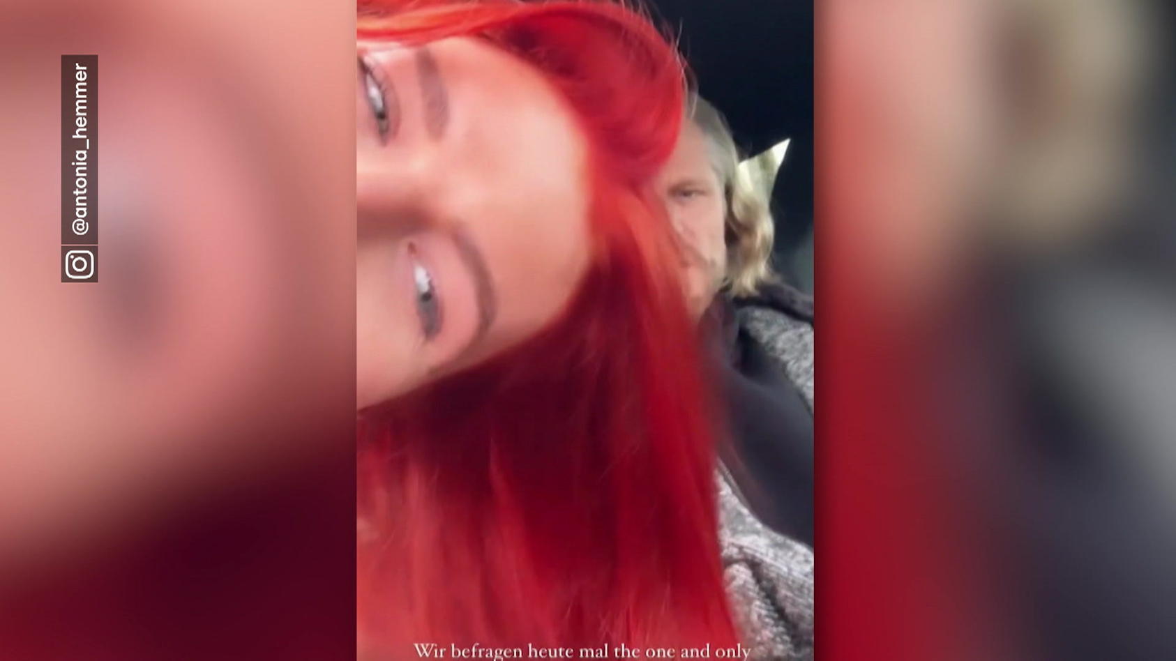 Make Love, Fake Love: Antonia Hemmer färbt Haare rot - diesem Star ...